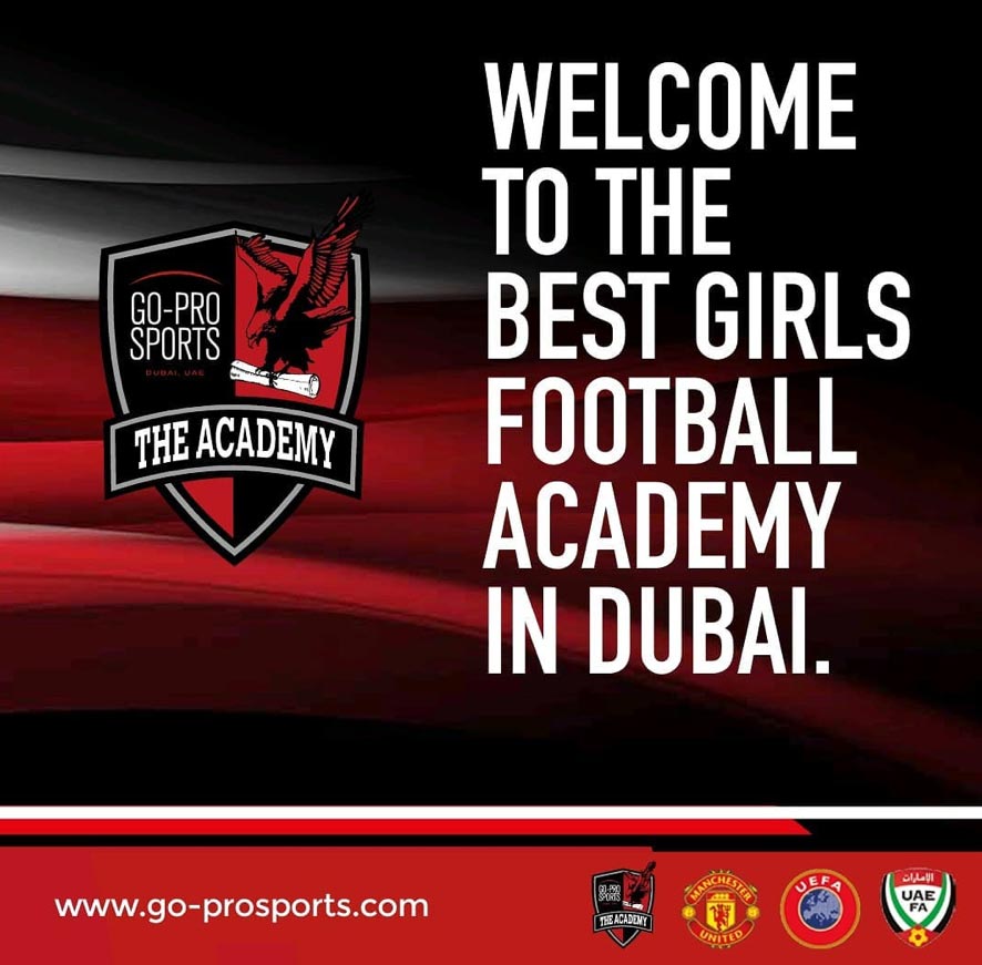 BEST GIRLS FOOTBALL SCHOOL IN DUBAI - GO-PRO SPORTS FOOTBALL ACADEMY DUBAI